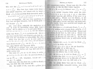 Vollständige Anleitung zur Algebra, von Leonard Euler
