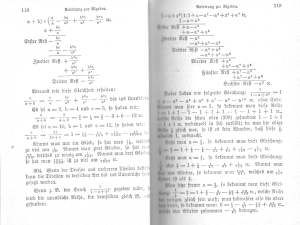 Vollständige Anleitung zur Algebra, von Leonard Euler