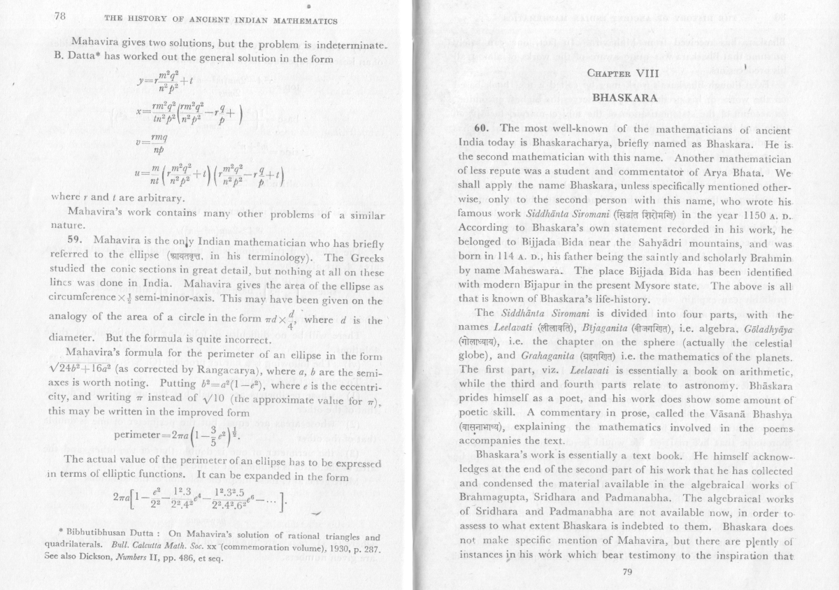 Bhaskara 1 Mathematiker